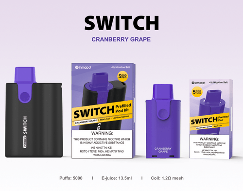 Inmood Switch Disposable Pod Vape Kit with reusable battery - 5000 ...