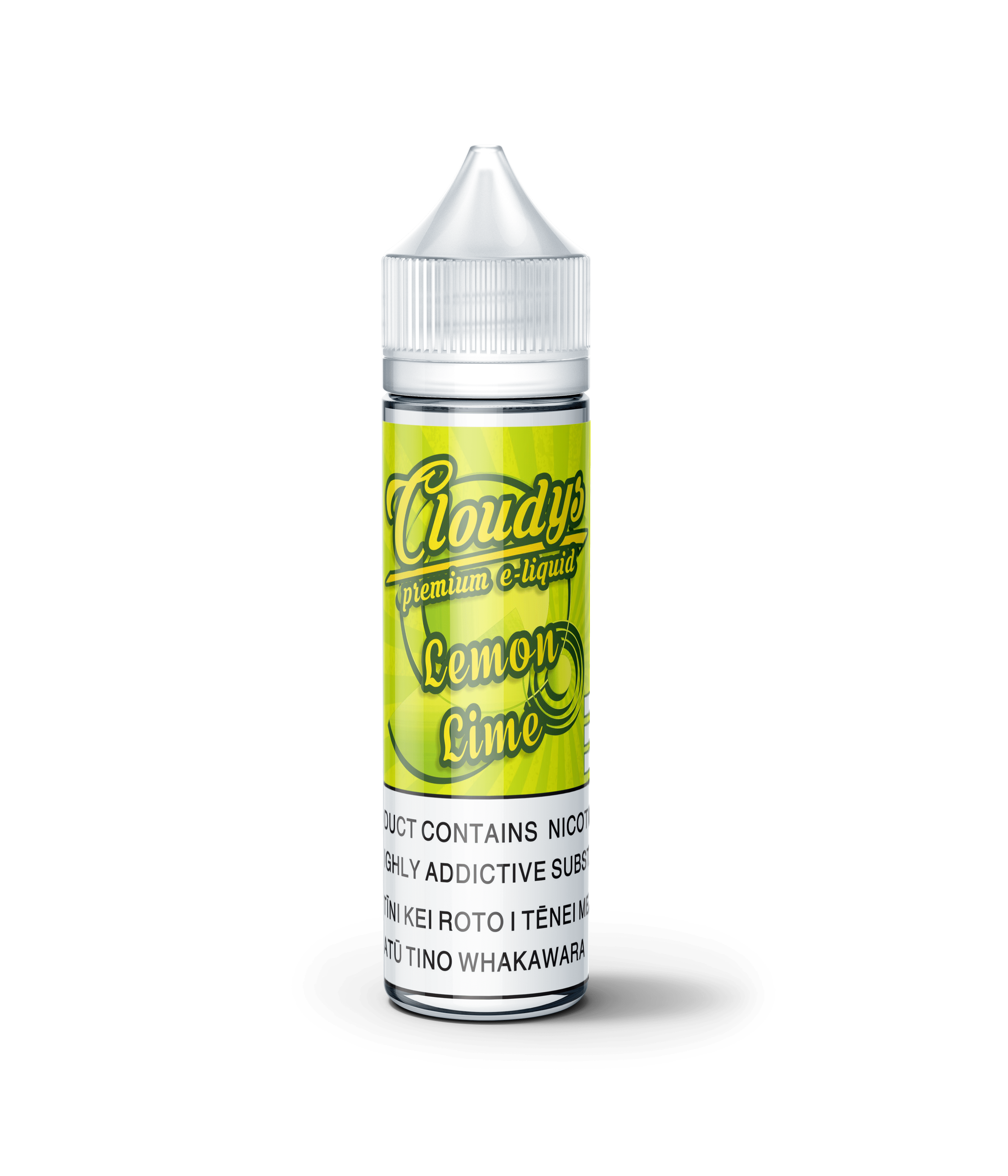 Lemon Lime - Cloudys Premium E- Liquid Freebase 60 ml - Vapeys NZ ...