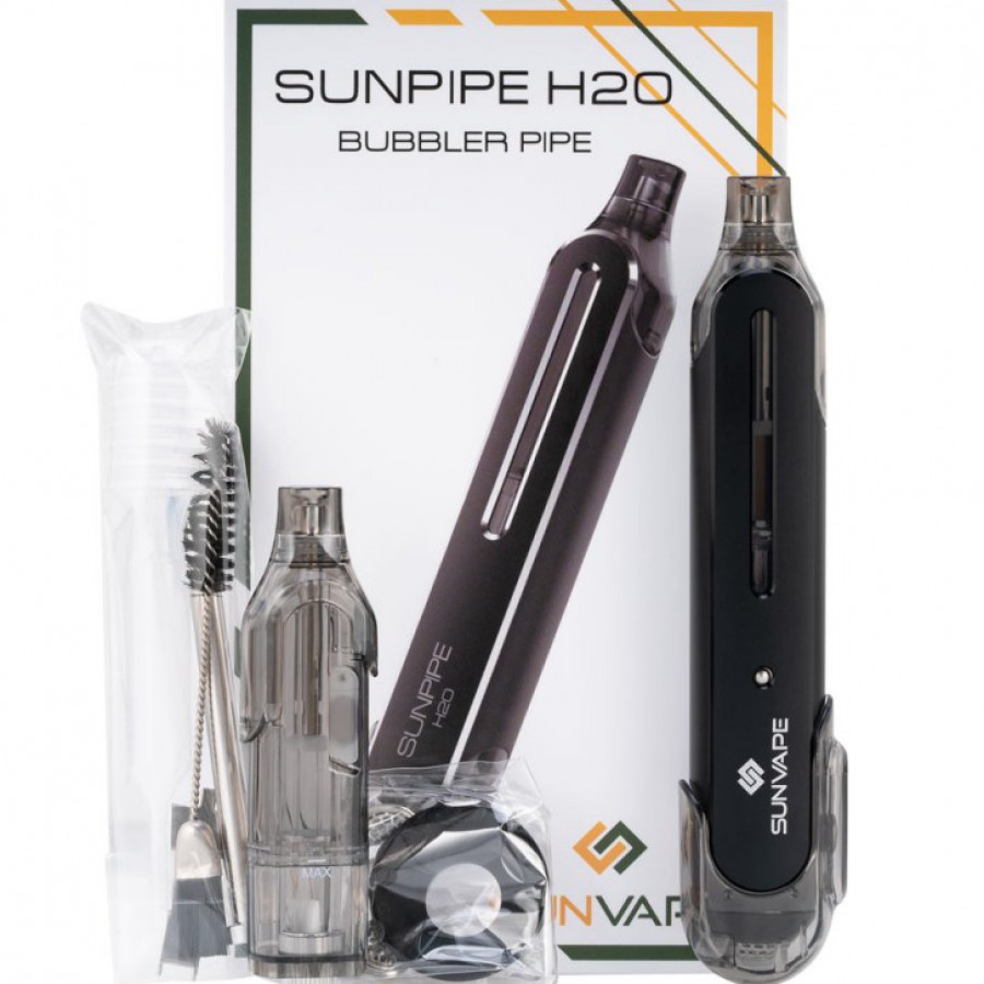 SunVape Sunpipe H20 Bubbler Pipe Dry Herb Vaporizer - Powered by ...
