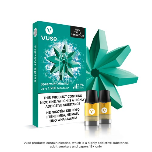 Vuse - eLiquids - Spearmint Menthol - 1.6%(18mg/ml) / 2.5%(28.5mg/ml ...