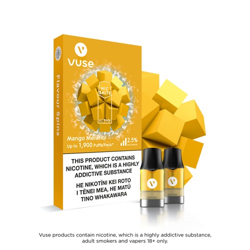 Vuse eLiquids - Mango Menthol - 2.5% (28.5mg) - Vapeys NZ - Fast ...