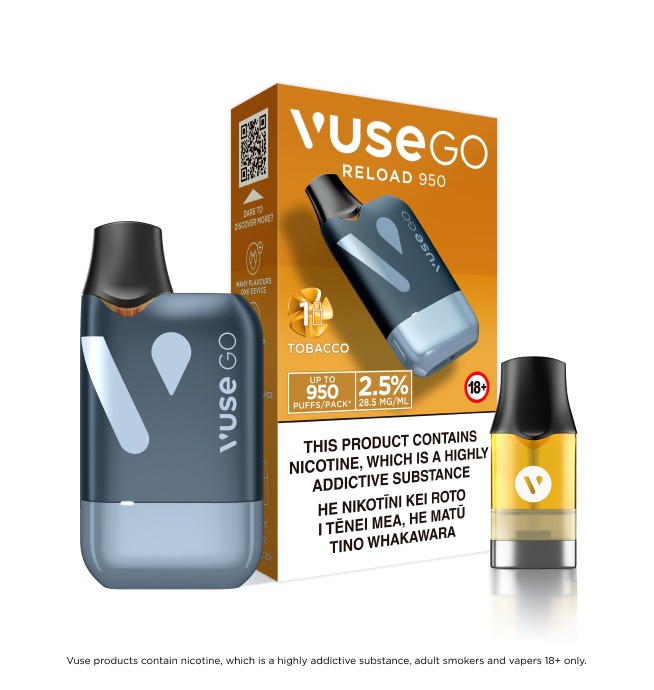 VUSE GO Reload 950 - 1 Batttery + 1 Pod - Vapeys NZ - Fast Shipping ...