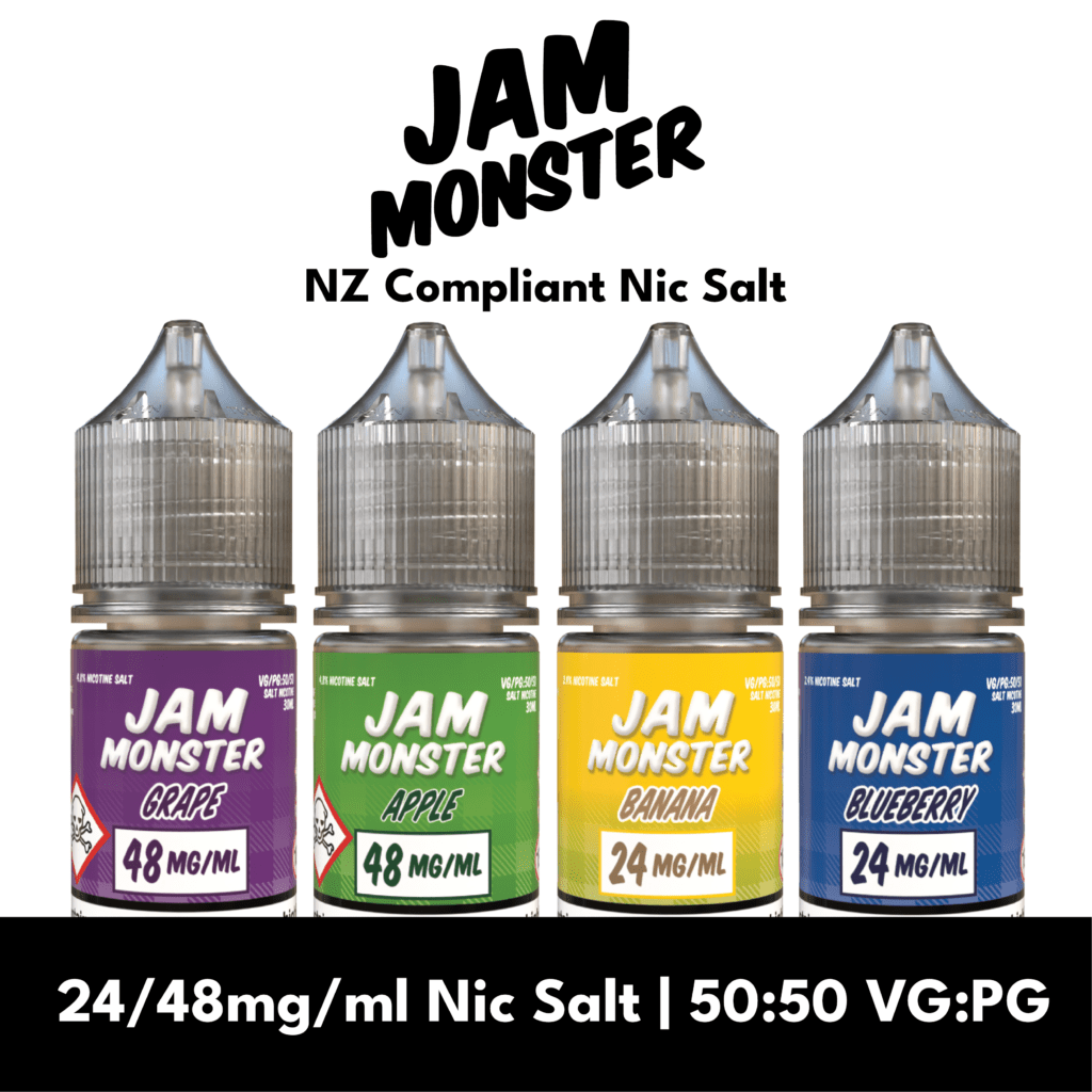 Jam Monster NicSalt 30ml - Vapeys NZ - Fast Shipping | Premium Vape ...