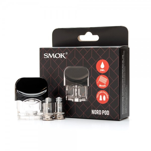 SMOK - Nord pod Cartridge With 2 Coils - Vapeys NZ - Fast Shipping ...