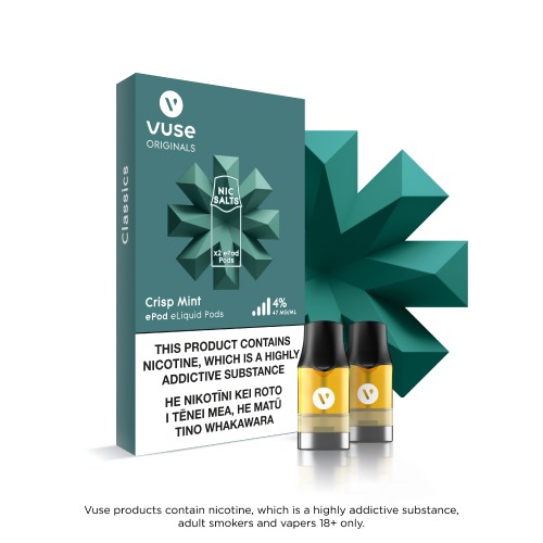 Vuse ePod - Crisp Mint Cartridges (1.6%-5%) - Vapeys NZ - Fast Shipping ...
