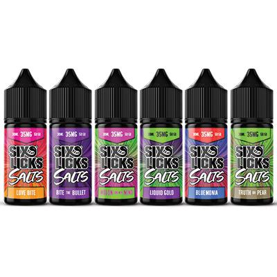 Six Licks NicSalt 30ml -35mg - Vapeys NZ - Fast Shipping | Premium Vape ...