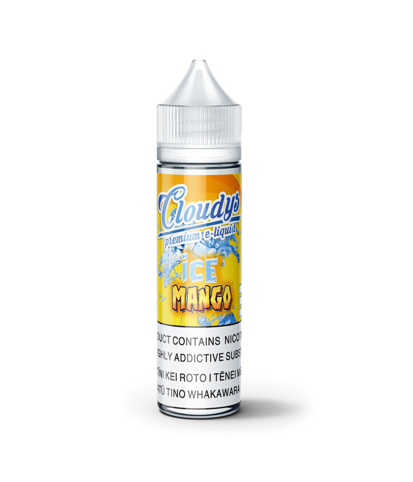 Ice Mango - Cloudys Premium E- Liquid Freebase 60 ml - Vapeys NZ - Fast ...