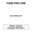 Vuse - Pro One - Vape Kit (1 battery + 1 pod) - Vapeys NZ - Fast ...