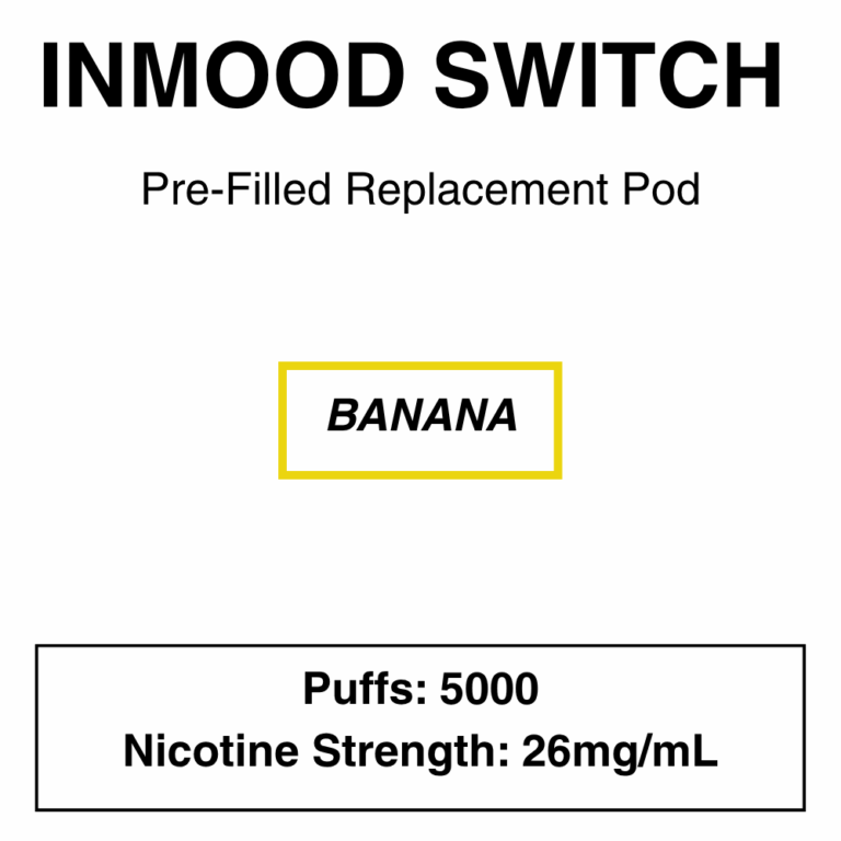 Inmood Switch Vape Replacement Nicotine Pod - 5000 Puffs - Vapeys NZ ...