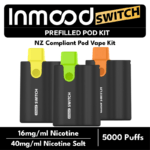 Inmood Switch Pod Vape Kit with reusable battery - 5000 Puffs - 40mg ...