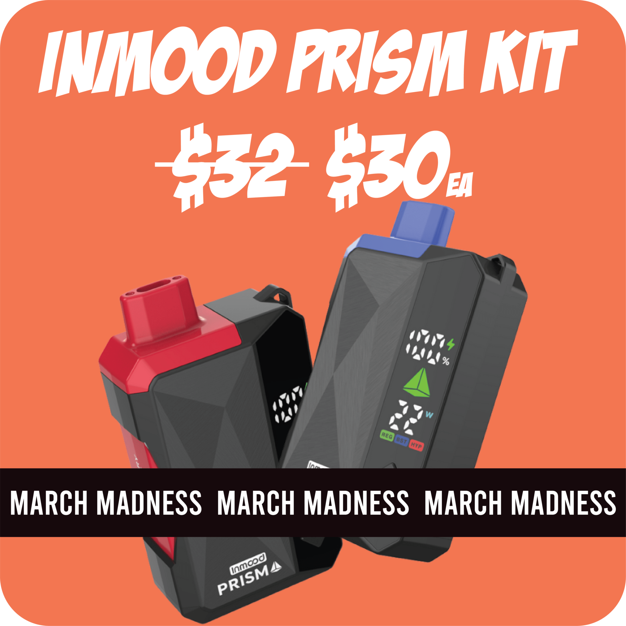 Inmood Switch Pod Vape Kit with reusable battery - 5000 Puffs - with ...