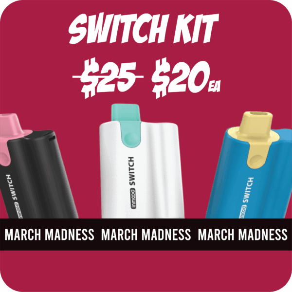 Inmood Switch Pod Vape Kit with reusable battery - 5000 Puffs - with ...