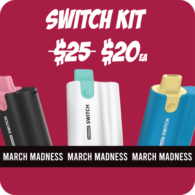 Inmood Switch Pod Vape Kit with reusable battery - 5000 Puffs - with ...