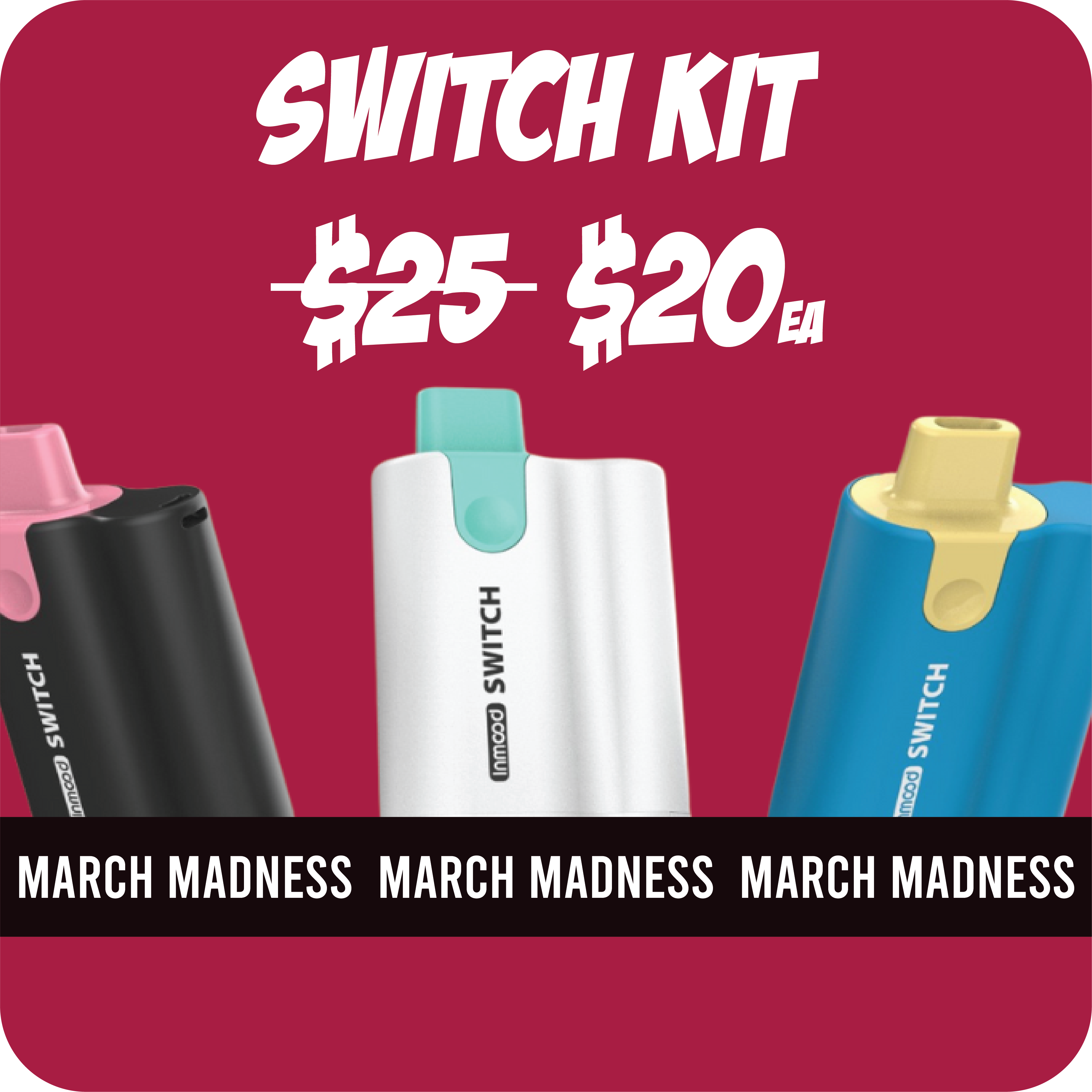 Inmood Switch Pod Vape Kit with reusable battery - 5000 Puffs - with ...