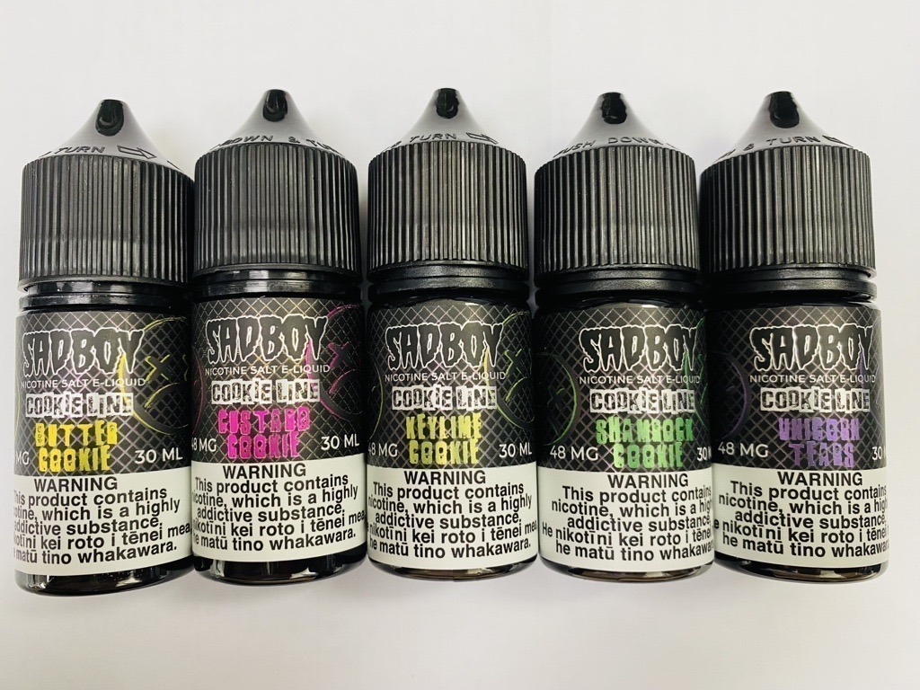 Sadboy Cookie Line - Nic Salt E-liquid 30ml-28/48 mg - Vapeys NZ - Fast ...