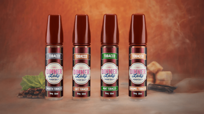 Dinner Lady Tobacco Freebase E Liquid 60ml Vapeys Nz Fast Shipping