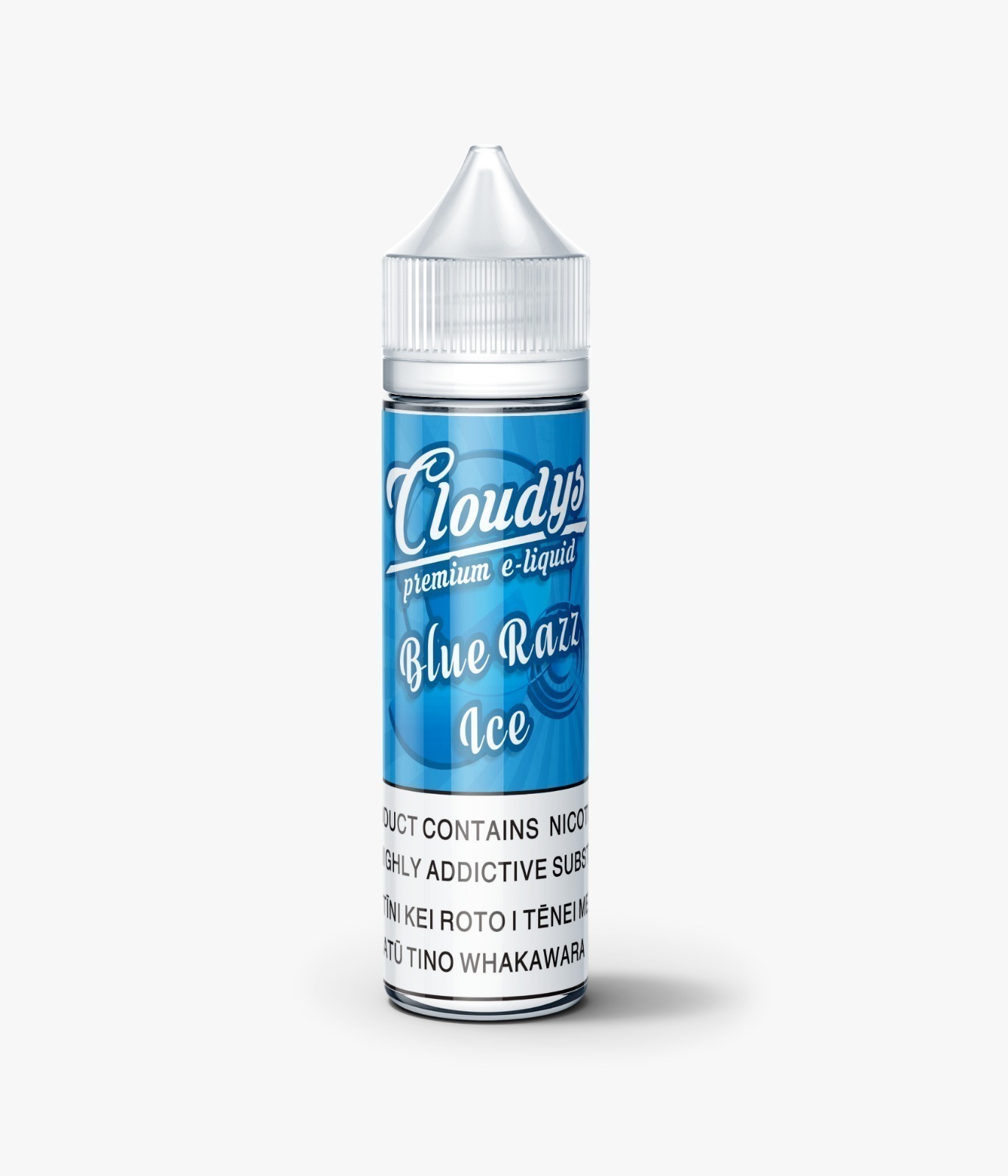 Blue Razz Ice - Cloudys Premium E- Liquid Freebase 60 ml - Vapeys NZ ...