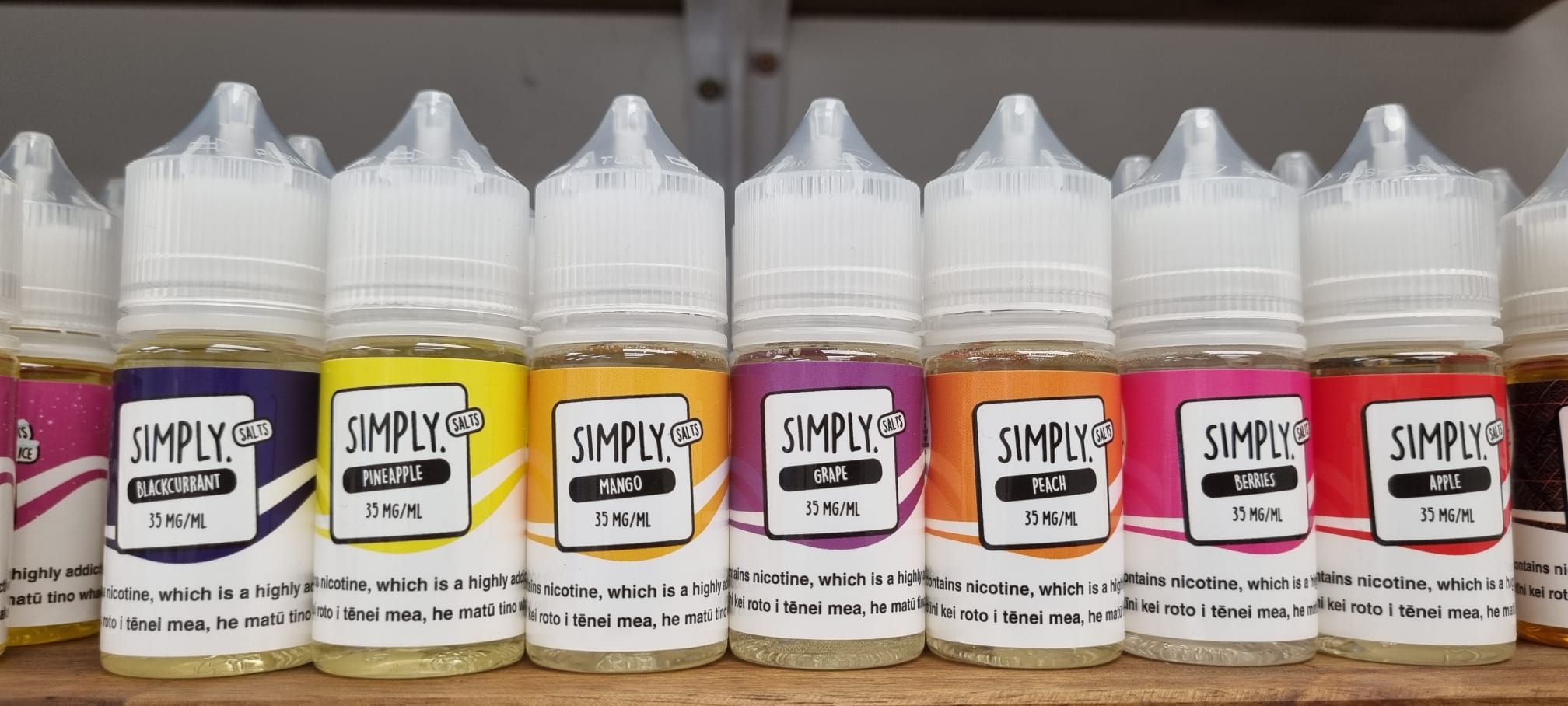 Simply Salts- Nic Salts- 30ml - Vapeys NZ - Fast Shipping | Premium ...