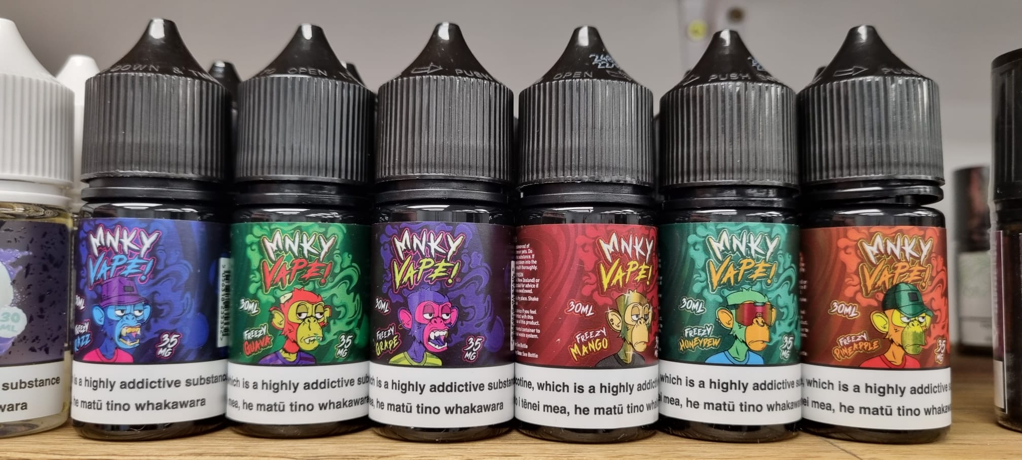 MNKY Vape- Nic Salt- 30ml- 35mg - Vapeys NZ - Fast Shipping | Premium ...