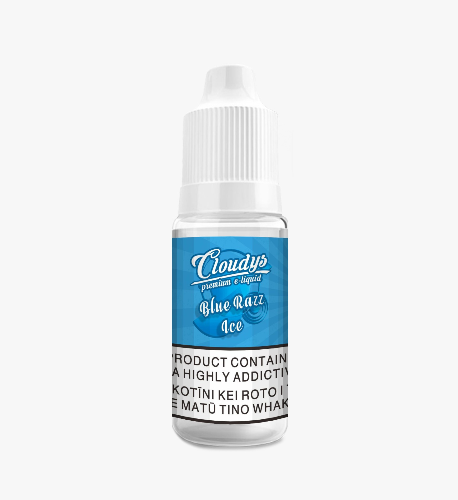 Blue Razz Ice - Cloudys Premium E- Liquid Nic Salt 10 ml - Vapeys NZ ...