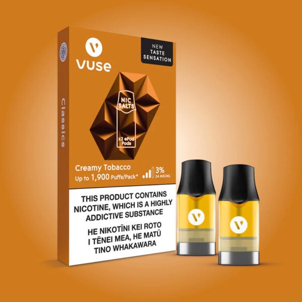 Vuse epod - Creamy Tobacco - Vapeys NZ - Fast Shipping | Premium Vape ...