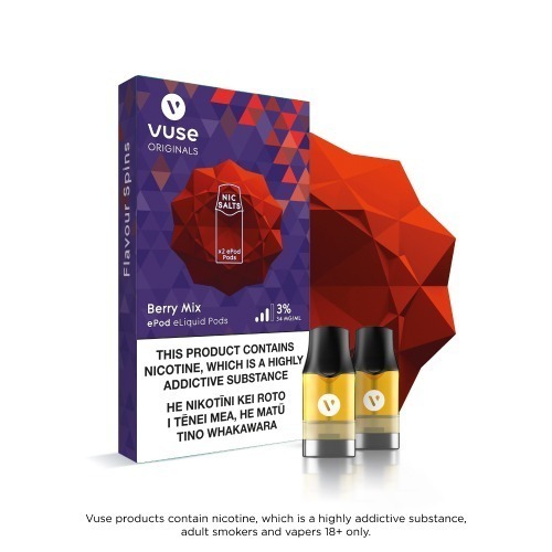 Vuse epod - Berry mix Cartridges (3%) - Vapeys NZ - Fast Shipping ...