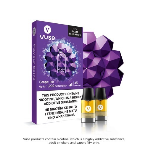 Vuse ePod - Grape Ice - 3% - Vapeys NZ - Fast Shipping | Premium Vape ...