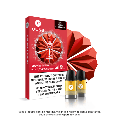 Vuse ePod - Strawberry Ice Cartridges - Vapeys NZ - Fast Shipping ...