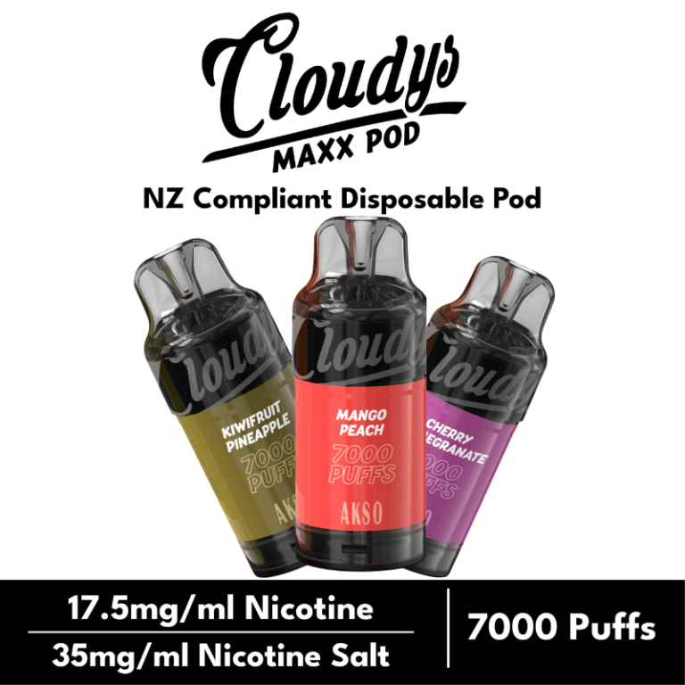 Cloudys Maxxpod - Disposable Replacement Pod - 17.5mg/ml Nicotine ...