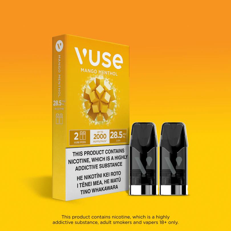 Vuse eLiquids - Mango Menthol - 2.5% (28.5mg) - Vapeys NZ - Fast ...