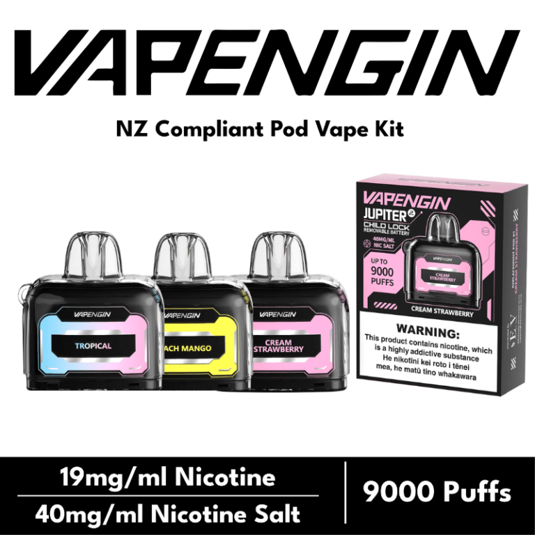 Vapengine - Jupiter 2 .0 - Replacement Pod 9000puffs - 19mg/ml Nicotine ...