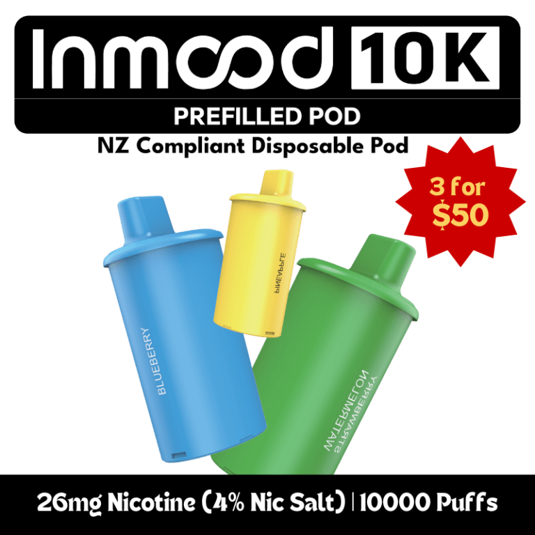 Inmood Switch Pod Vape Kit with reusable battery - 5000 Puffs - with ...