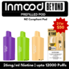 Inmood Beyond Closed Pod Vape - Replacement Pods - up to 12000 Puffs ...
