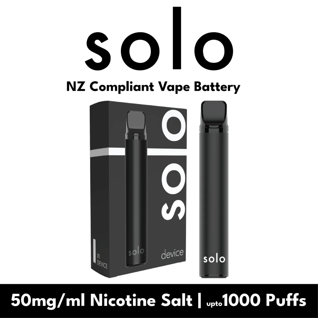 Solo - Disposable Pod Vape Kit - Battery Only - 500mAh - Vapeys NZ ...