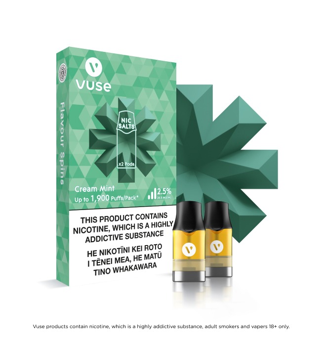 Vuse eLiquids - Mint (Velvet Edition) - 2.5% (28.5mg/ml) - Vapeys NZ ...