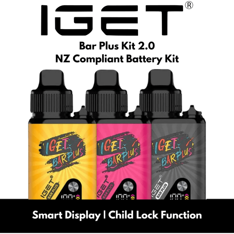 IGET - Bar Plus Disposable 2.0 - Vape Kit - 6000 Puffs - 20mg Nicotine ...