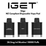 IGET - Edge Closed Pod Vape Kit with reusable battery - 10000 Puffs ...