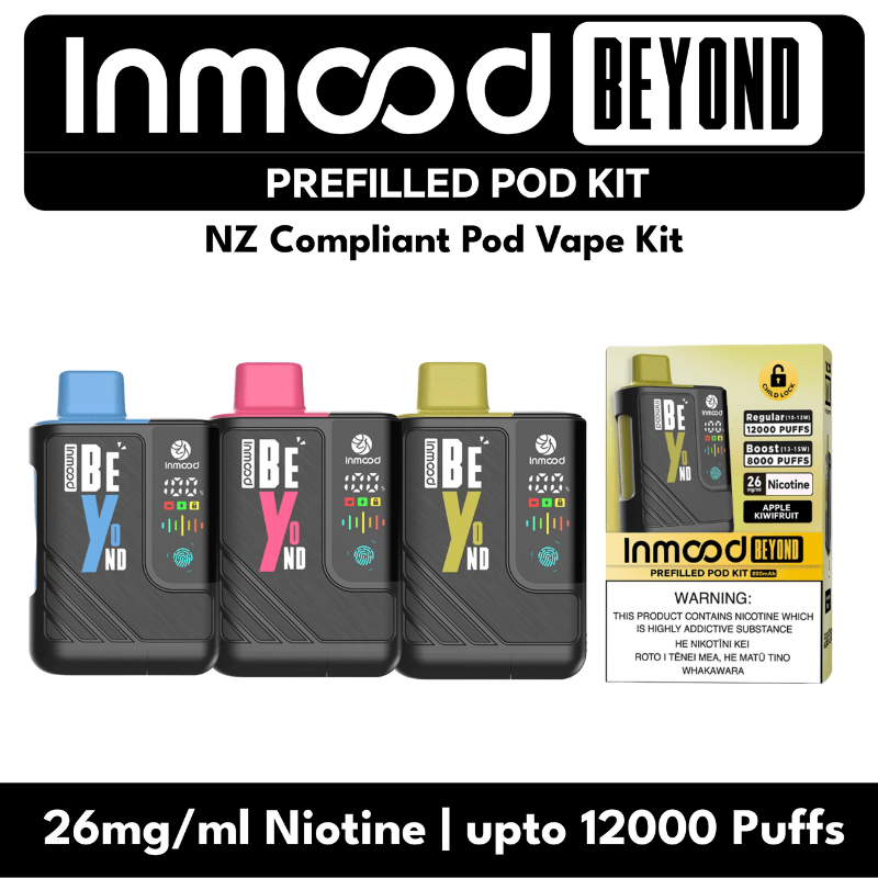 Inmood Beyond Closed Pod Vape Kit with reusable battery - up to 12000 ...