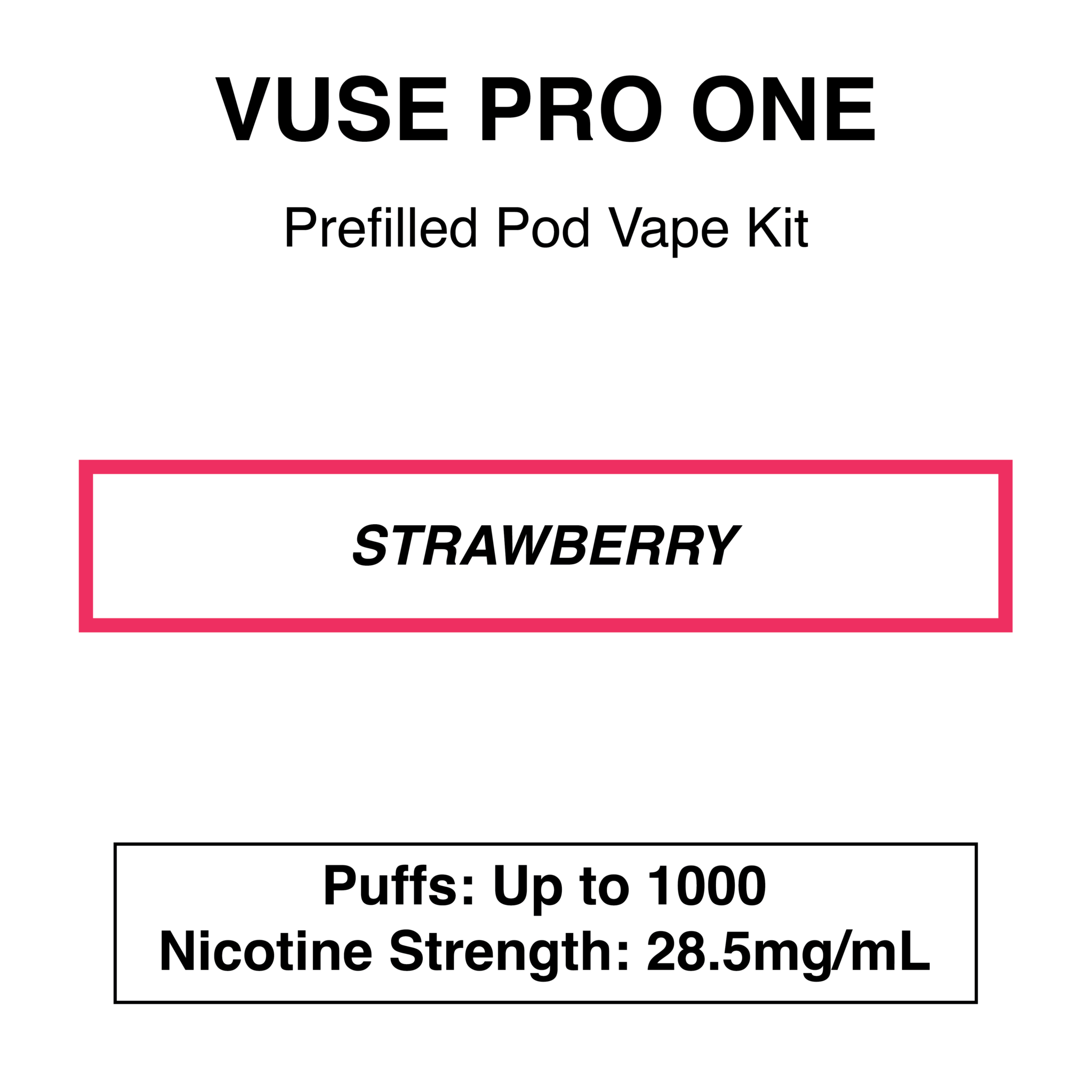 Vuse - Pro One - Vape Kit (1 battery + 1 pod) - Vapeys NZ - Fast ...