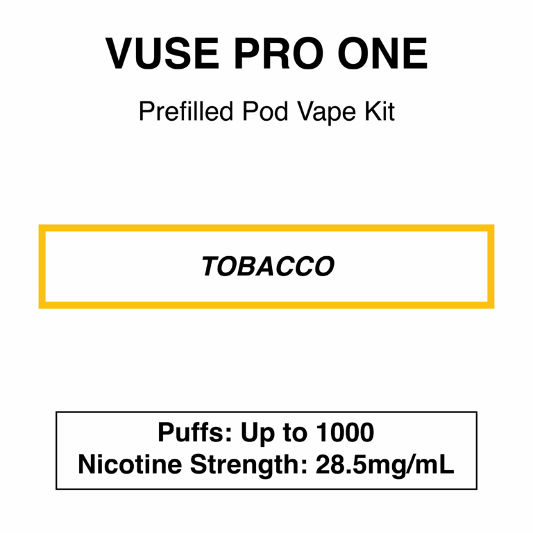 Vuse - Pro One - Vape Kit (1 battery + 1 pod) - Vapeys NZ - Fast ...